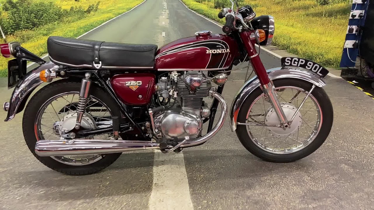 SGP90L HONDA CB250 CMC Motorcycles Coleshill - YouTube