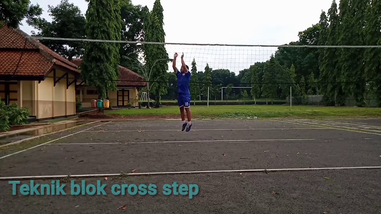 Teknik Step block bola volly - YouTube