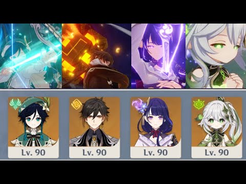Genshin Impact Full Archon Team Abyss - YouTube