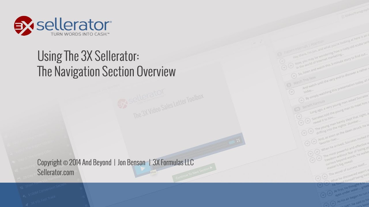 The Navigation Section - YouTube