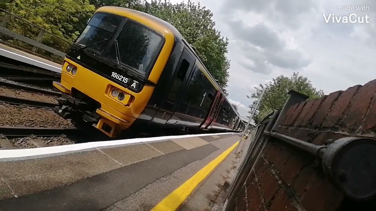 Trains coming through Highbridge and Burnham Station (part 1) - YouTube