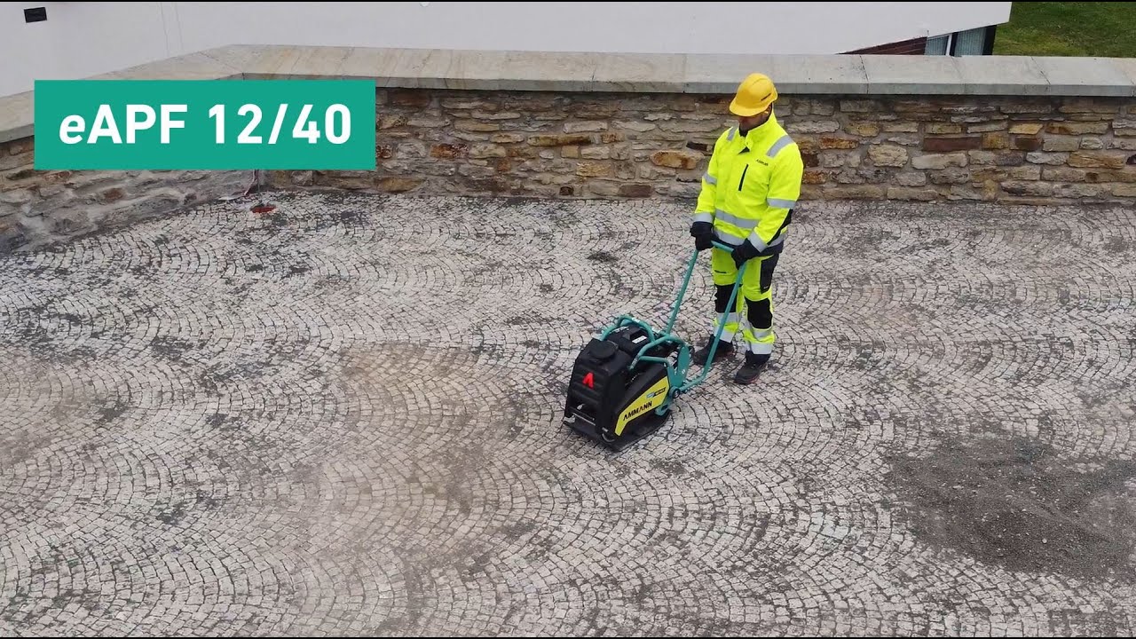 Ammann eAPF 12/40 Forwardmoving vibratory plate - Works in confined ...