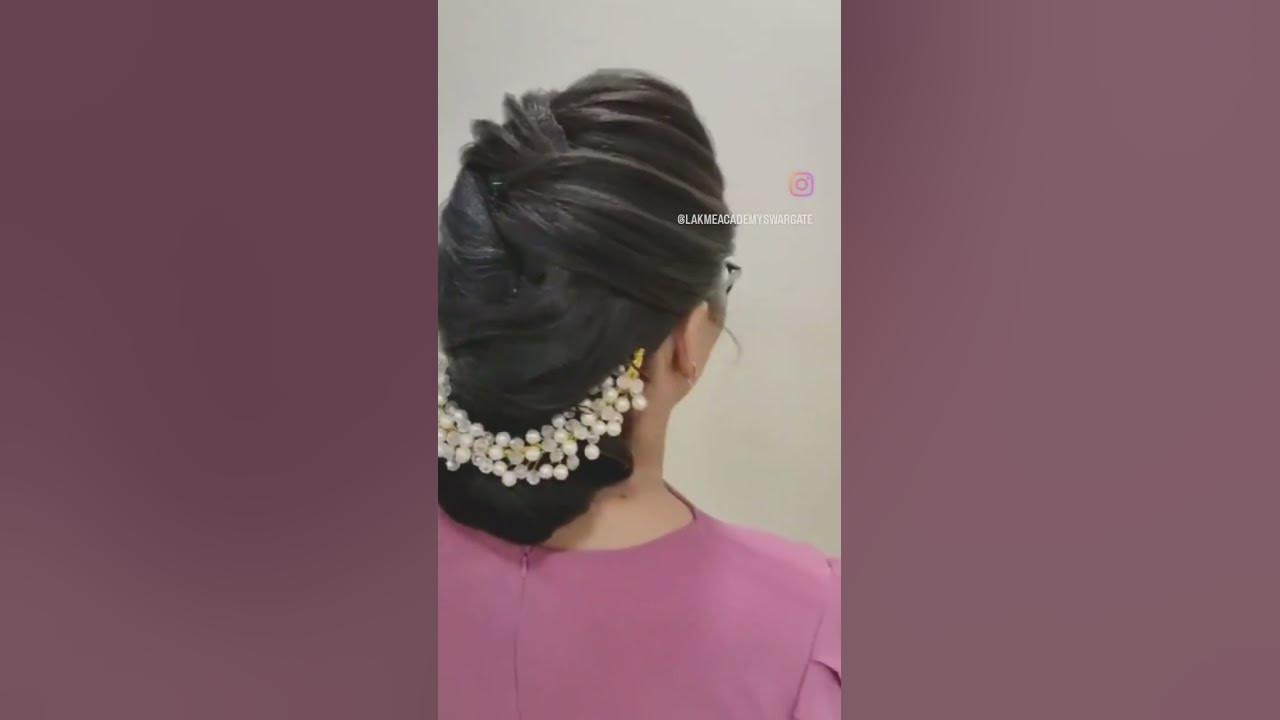 Bridal Hairstyles Lakme Academy Swargate Trainer Shaziya Shaikh Youtube