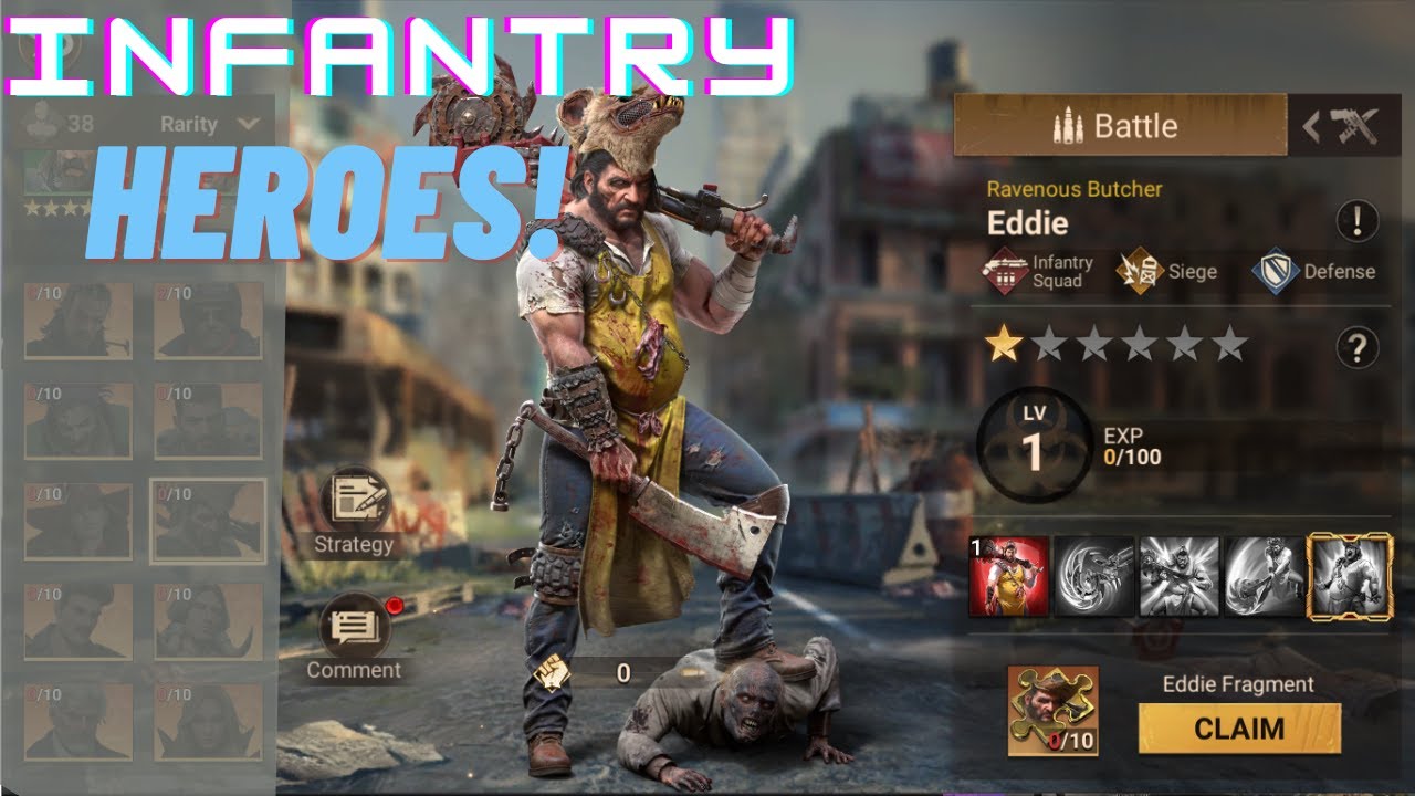 Best Infantry Heroes | Doomsday Last Survivors - YouTube