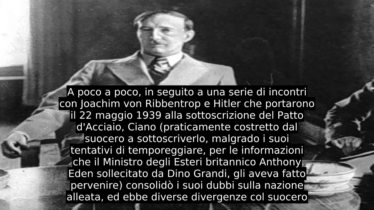 Galeazzo Ciano - YouTube