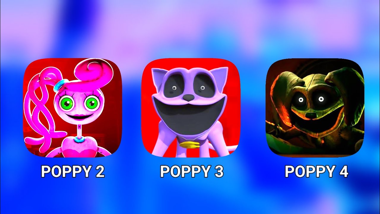 Poppy Playtime Chapter 2, 3 & 4 Mobile Full Gameplay || Poppy 4 Mobile ...