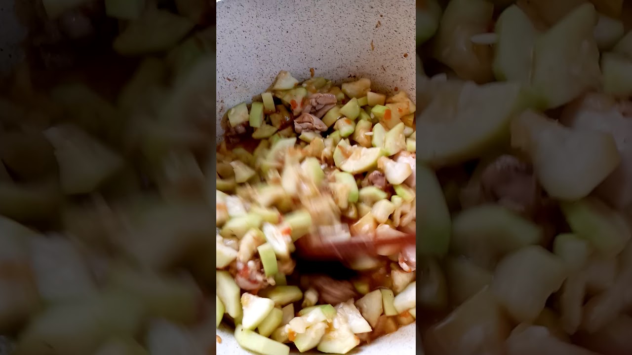 Ulam ng tanghalian opo.chicken tomato . Bawang .cosbara fresh(3) - YouTube