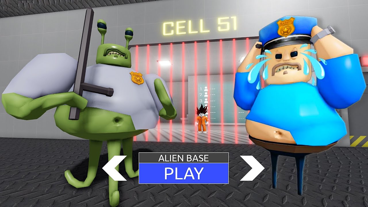 Barry's Prison Run! - Alien Base (Obby) - Full Gameplay ∣ NO Commentary ...