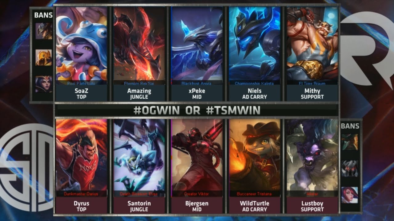 OG vs TSM Highlights - ORIGEN vs TEAM SOLOMID - S5 WORLDS 2015 GROUP ...