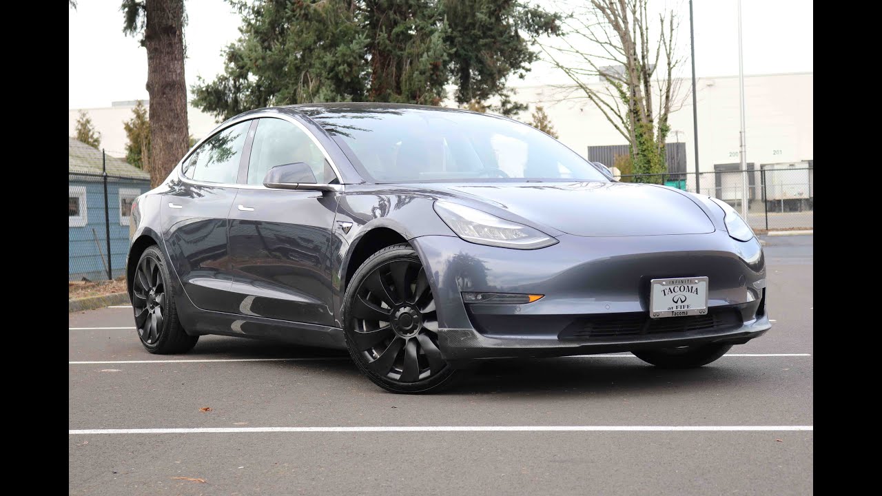 2018 Tesla Model 3 Long Range Battery with FSD Acceleration Boost ...