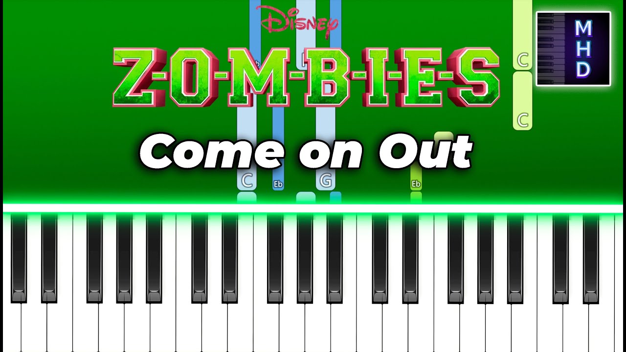 ZOMBIES 3 - Come on Out - Piano Tutorial - YouTube