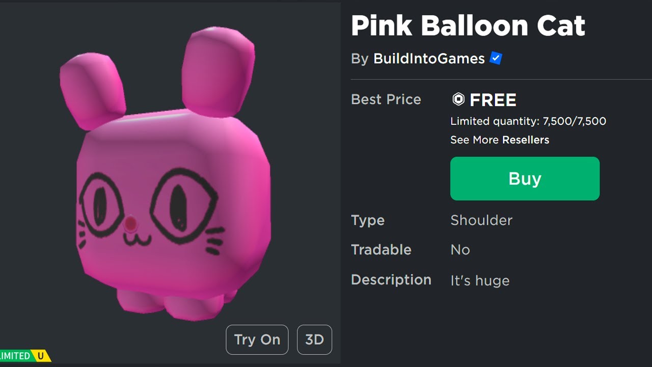 🌸 *NEW* How To Get Secret Huge Pink Balloon Cat In Pet Simulator X ...