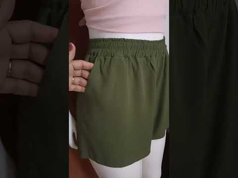 aprenda como fazer shortinho com elástico e bolso aqui no canal ✂️