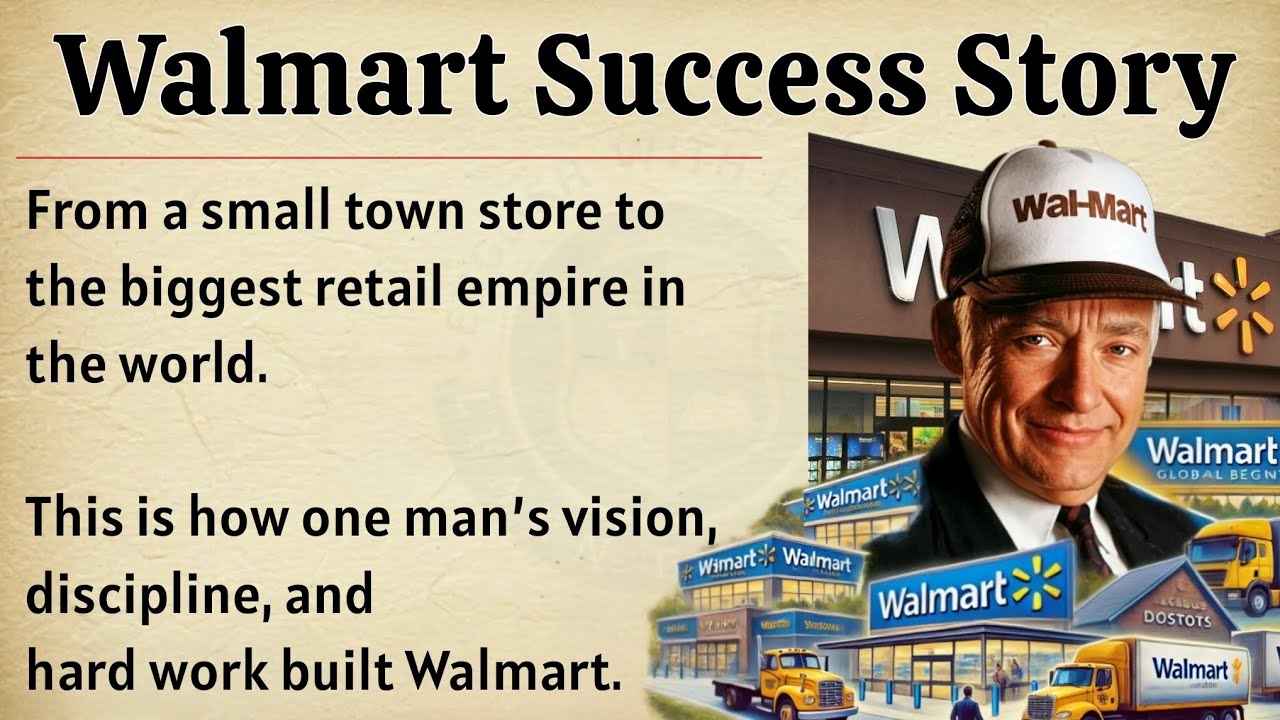 Walmart Success Story 🔥 | Learn English Through Story | Motivational ...