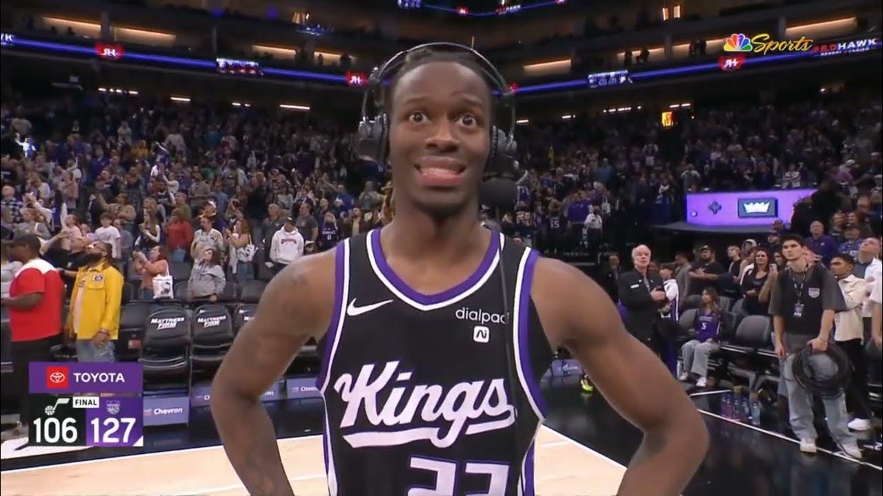 Keon Ellis PostGame Interview | Utah Jazz vs Sacramento Kings - YouTube