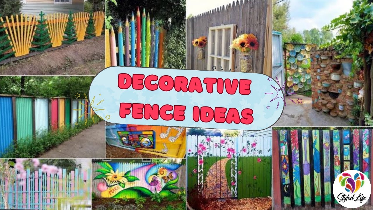 100+ Decorative Garden Fence Ideas | Must See! - YouTube