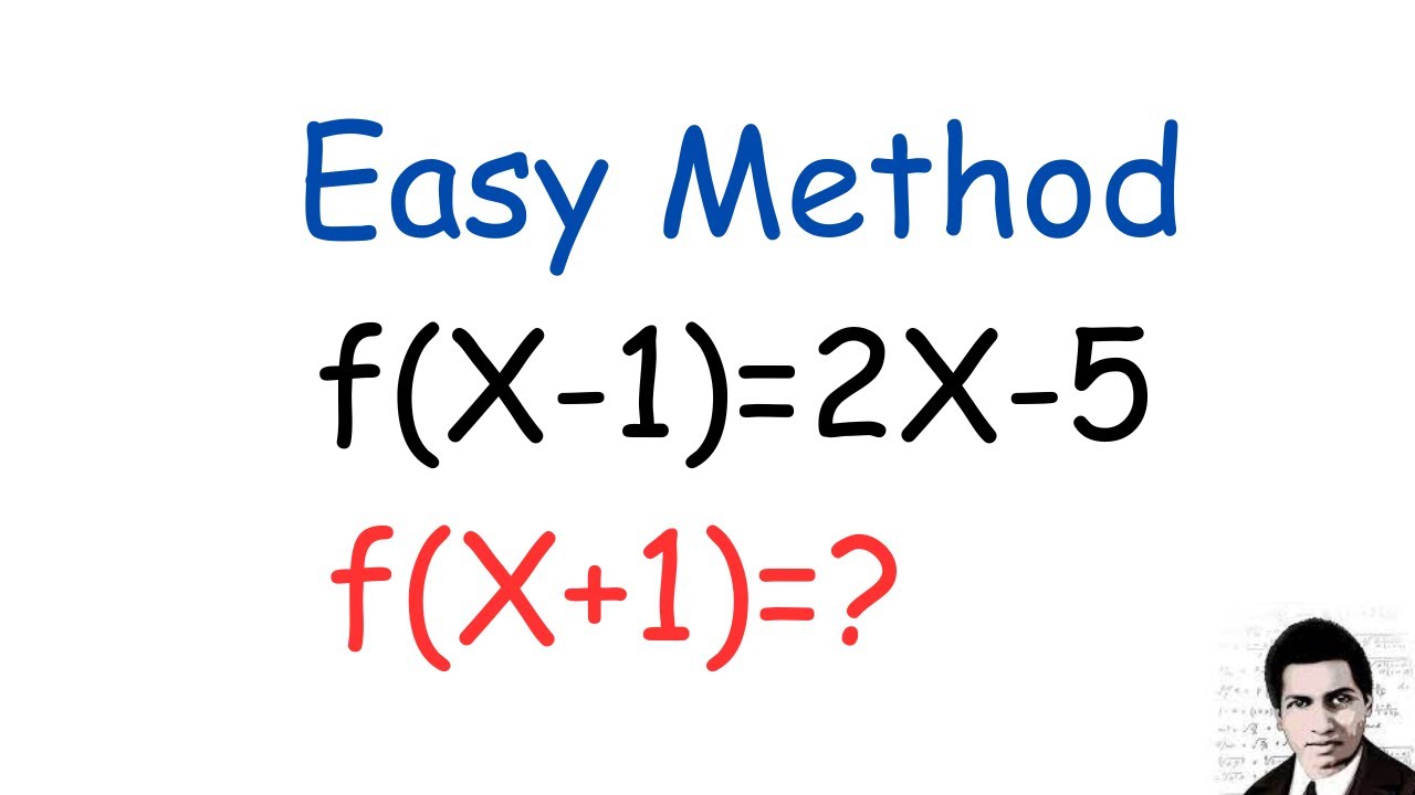 Solving a Quick and Easy Functional Equation - YouTube