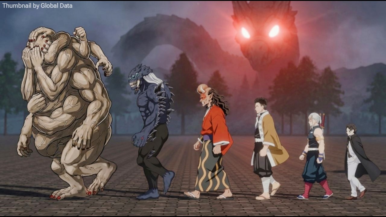 Demon Slayer All Characters Size Comparison (Full Version) - YouTube