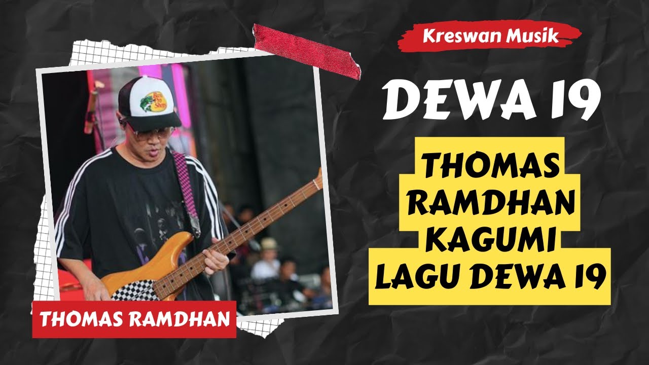 Dewa 19 ‼️ Thomas Ramdhan Gigi: Lagu Dewa 19 Tak Ada Duanya ‼️‼️‼️ ...