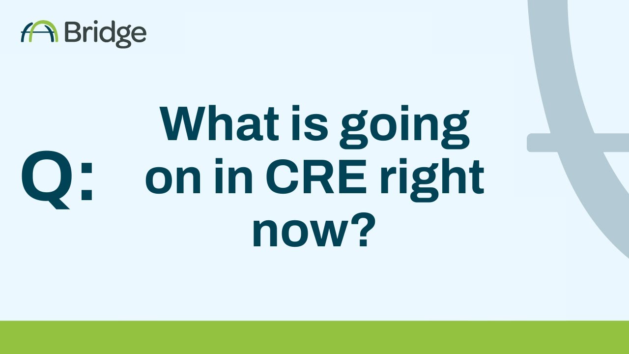 What is going on in CRE right now? - YouTube