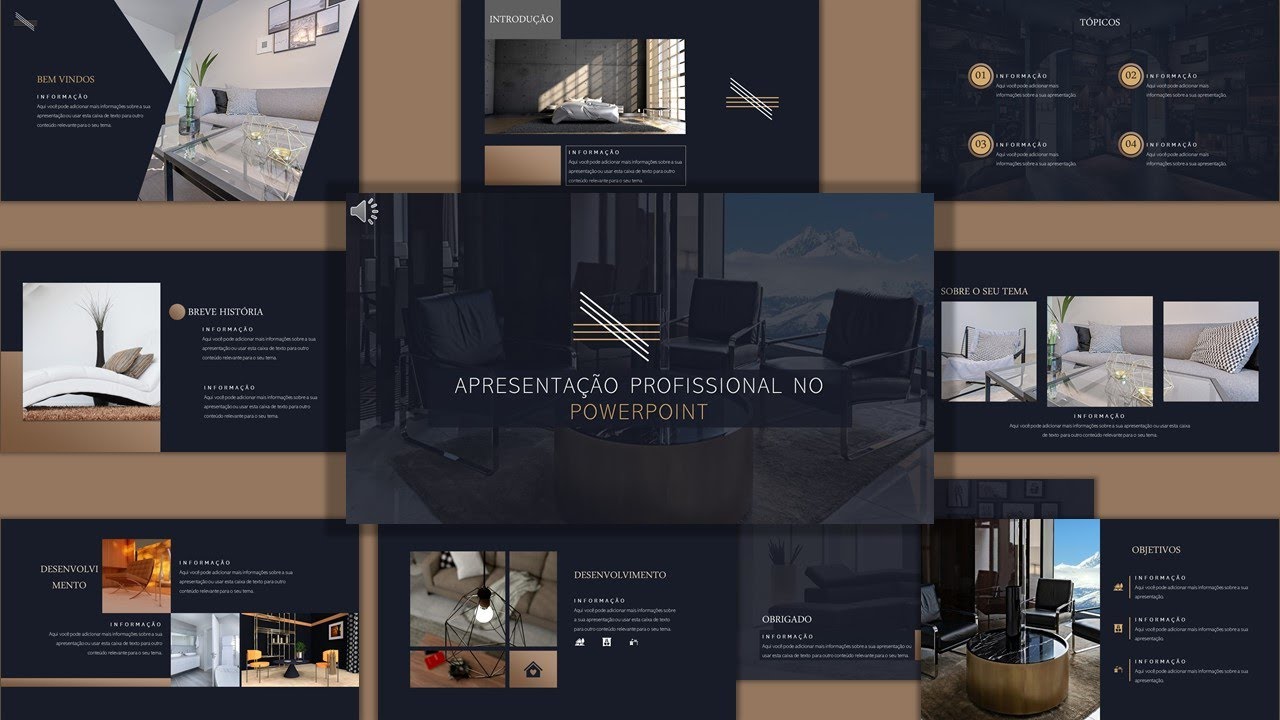 Tutorial - Mais uma ideia de Apresentação no PowerPoint I Como fazer ...