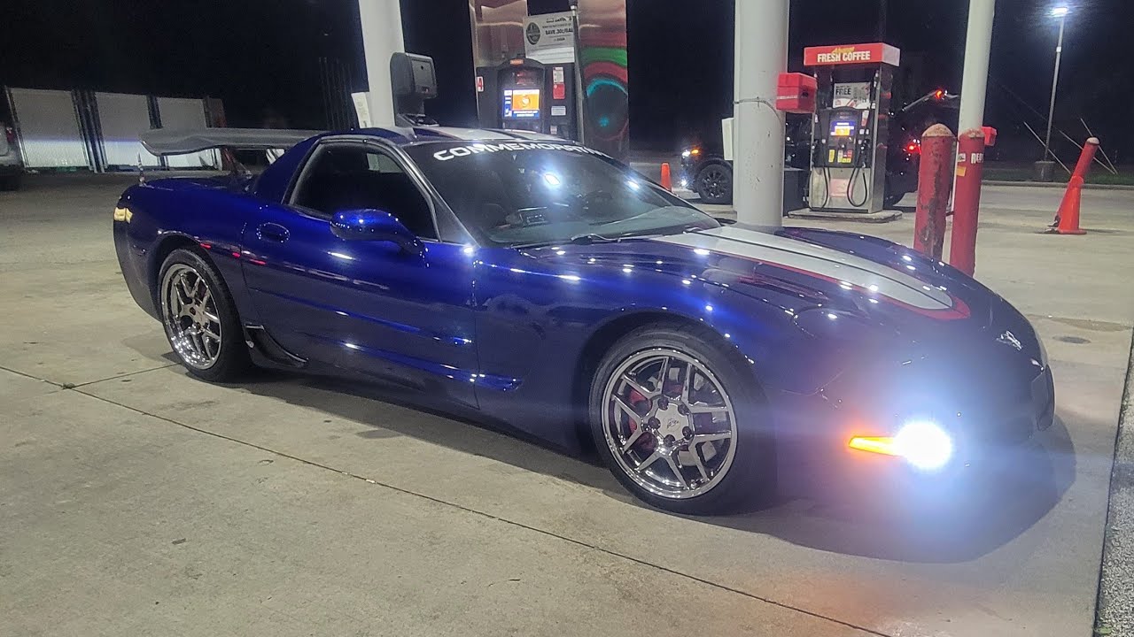 LED Vette lights walk around on my C5 Corvette. - YouTube
