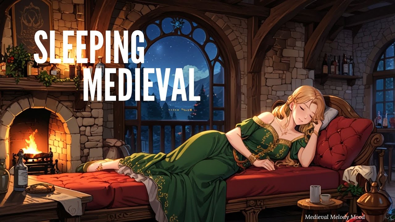 Relaxing Medieval Music For Sleep & Stress Relief 1H 4K - YouTube