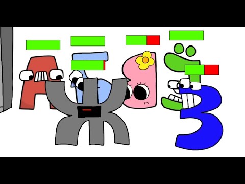 Russian Alphabet Lore Health bars in Algodoo - YouTube