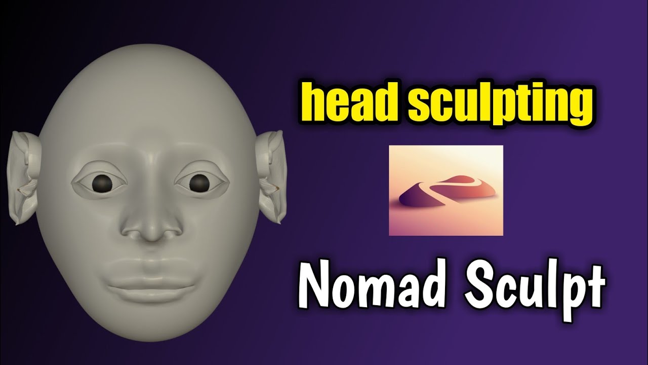 Nomad sculpt face timelapse part -1 || Loka Edit || - YouTube