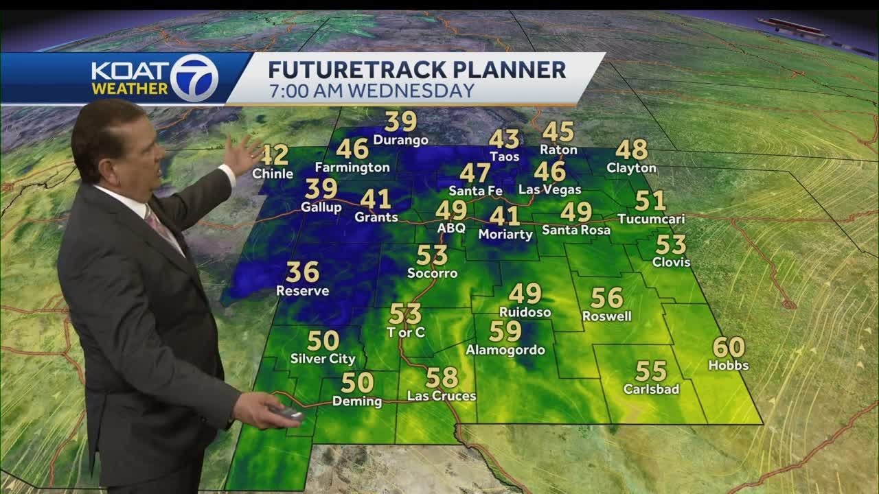 Breezy for New Mexico with above normal conditions - YouTube