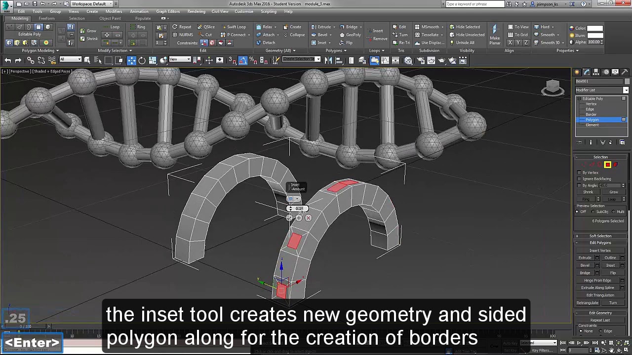 Butler CC IN158 3D Animation 1 Fall 2017: Editable Poly Sub objects and Tools | CC - YouTube
