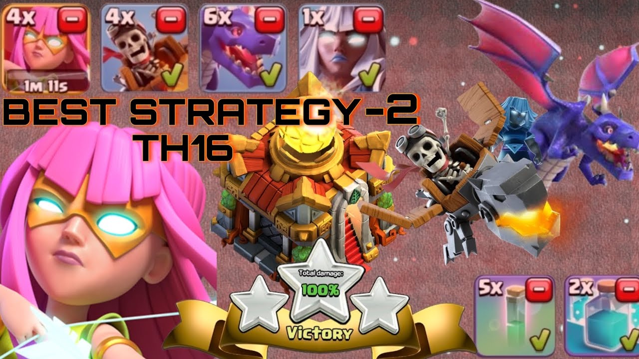 Master the BLIMP:Best Air Strategy th16#Th16 attack strategy - YouTube