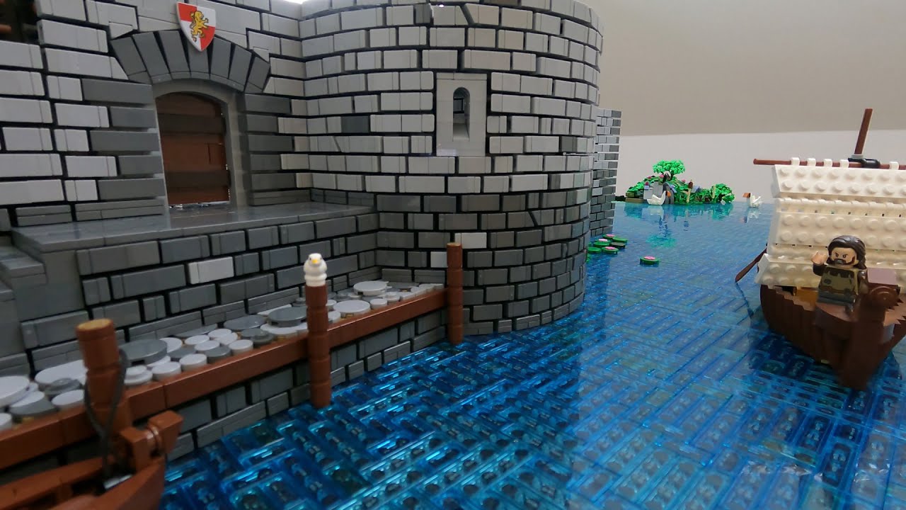 How I build a LEGO castle MOC from scratch: Episode 21 - Bootsanleger ...