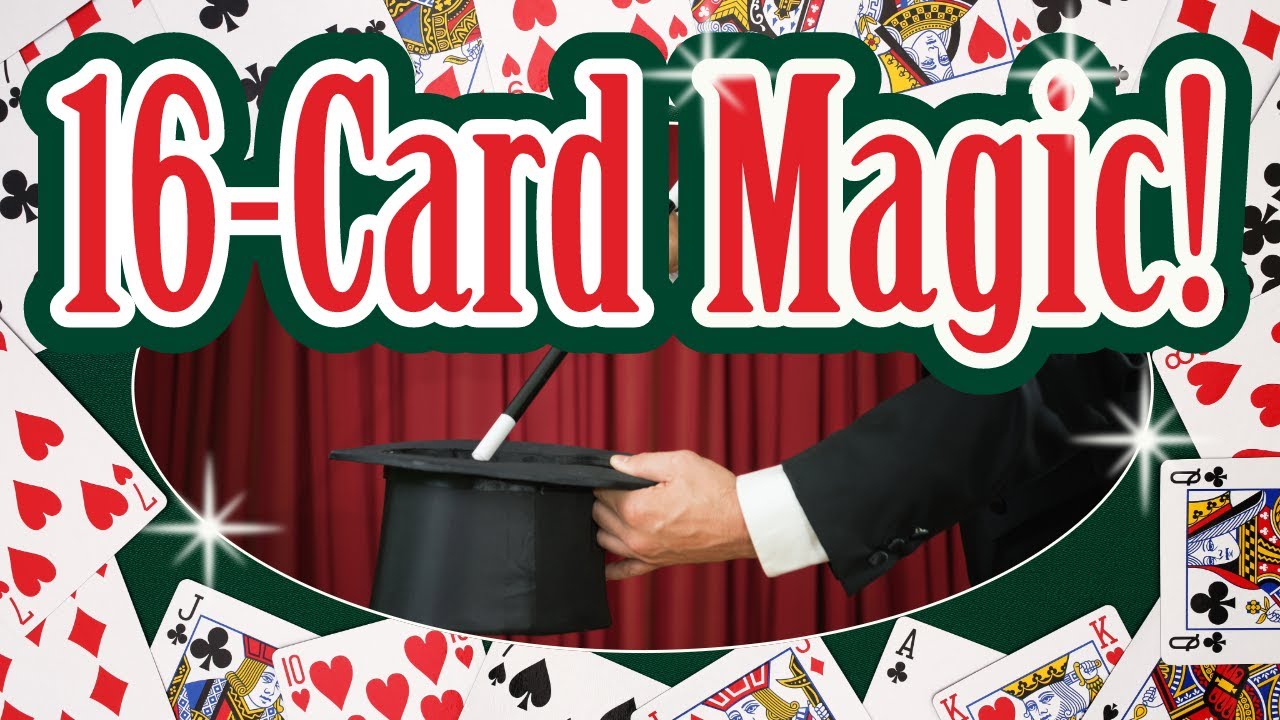 JUST 16 CARDS! (Never-Before-Seen Card Magic) - YouTube