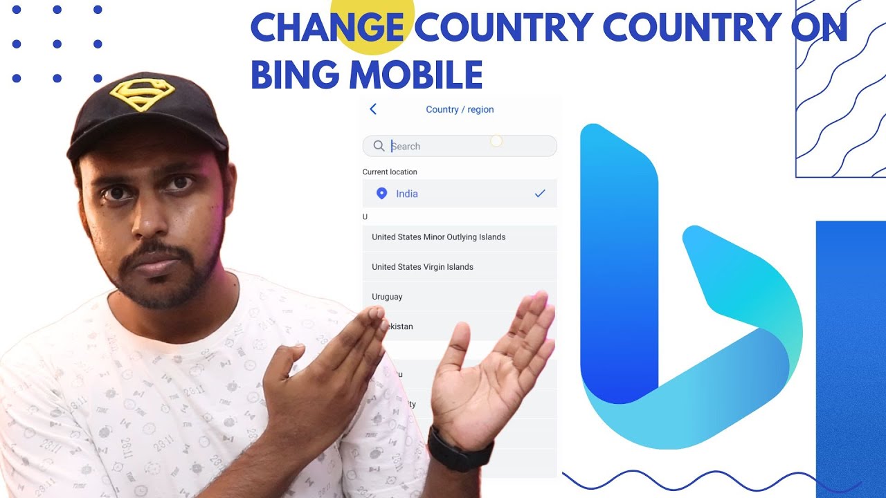 How to change country country on bing mobile | change country country ...