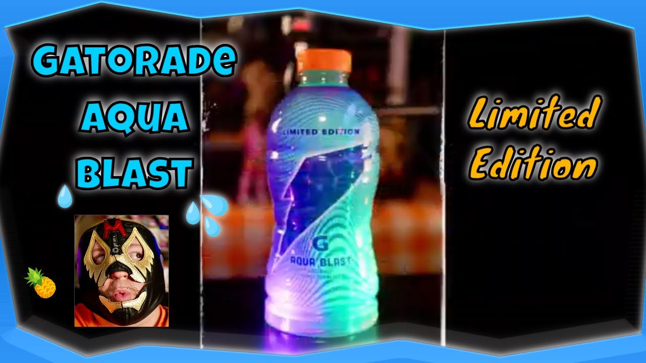 Gatorade Aqua Blast (Limited Edition) - YouTube