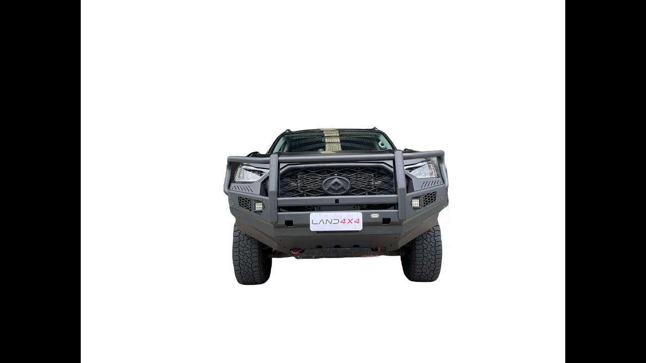 LAND4X4 LDV D90 BULL BAR INSTALLATION GUIDE - YouTube