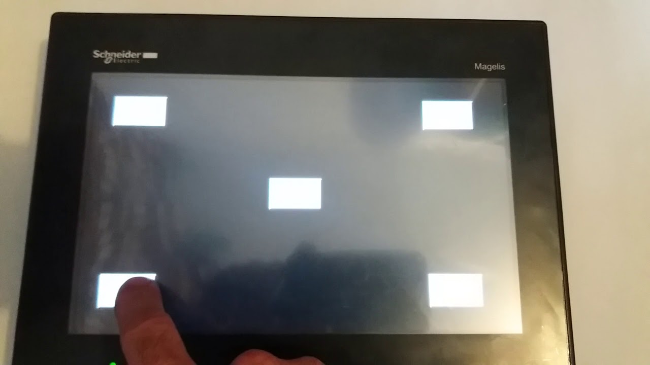 HMI_SCHNEIDER_MAGELIS_HMIGXO5502_TOUCHSCREEN_TEST - YouTube