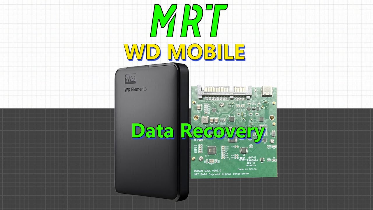WD SMR 810035 Data recovery with MRT equalizer - YouTube