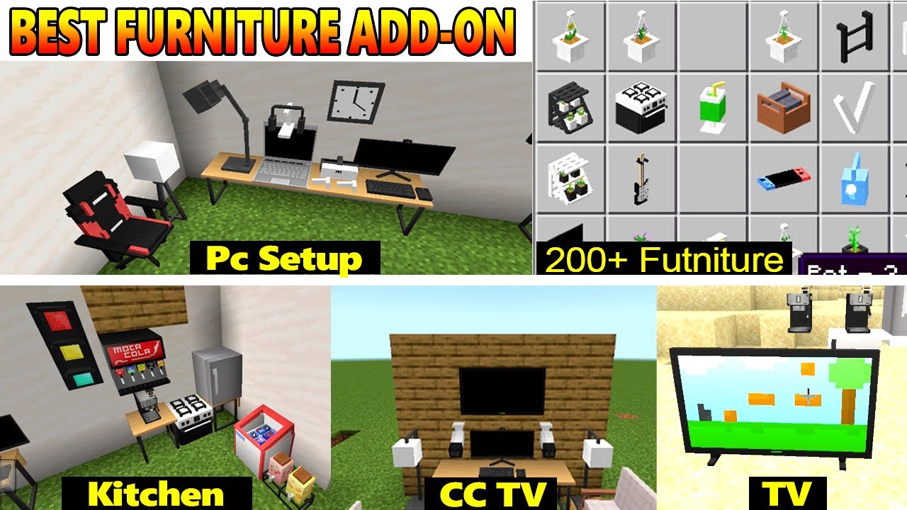 How To Download Furniture Add-On! for Minecraft Pe 1.21 | Furniture Mod In mcpe Hindi 2024 - YouTube