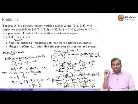 Lecture 10.3 _ Bayesian estimation _ Problems: Finding estimators - YouTube