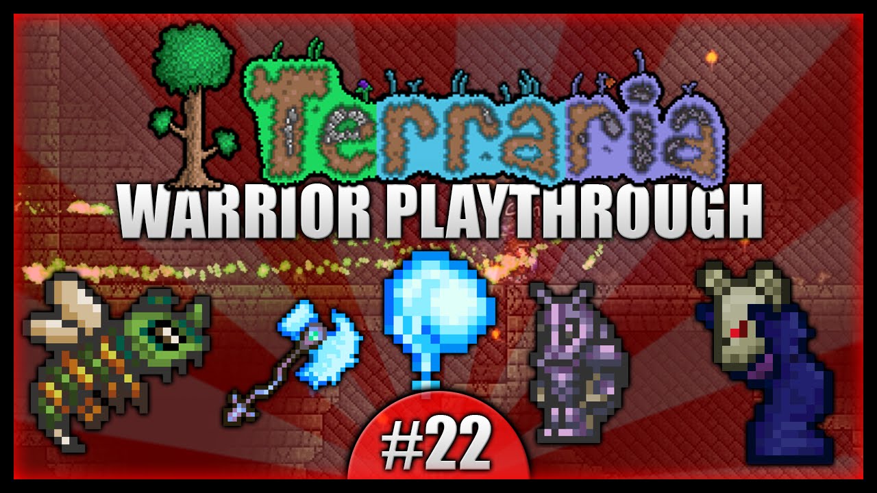 Let's Play Terraria 1.2.4 || Warrior Class Playthrough || Beetle Armour ...