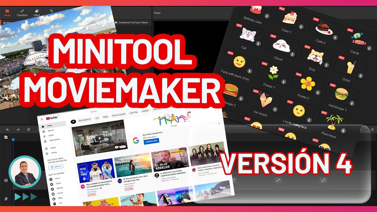 Novedades Minitool MovieMaker Version 4 - YouTube