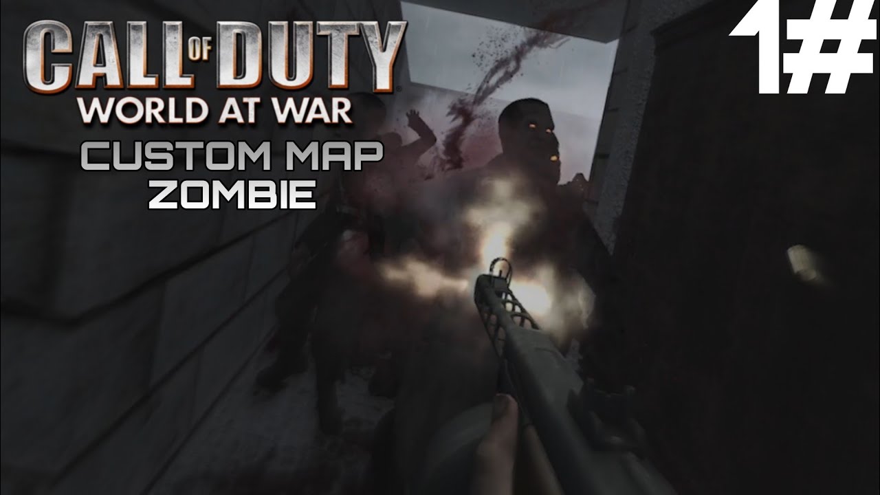 CALL OF DUTY WORLD AT WAR CUSTOM MAP ZOMBIE #1 (Berlin Bank Map) 🧟‍♂️ ...