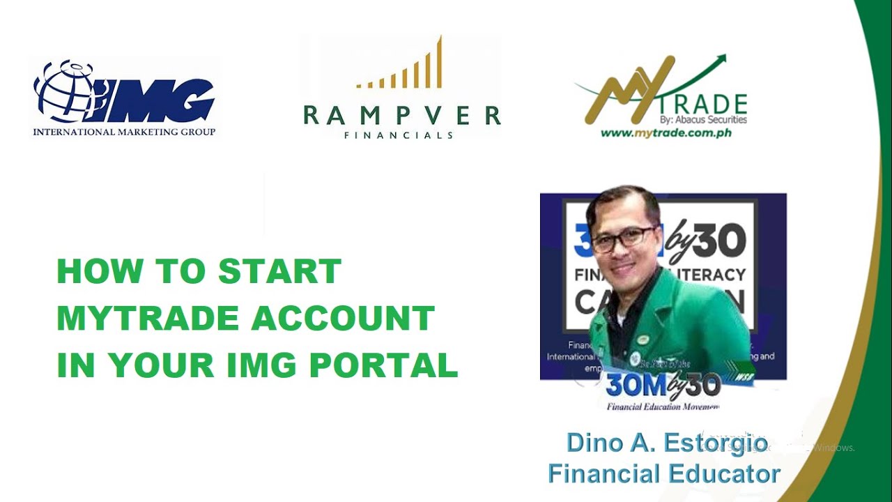 MyTrade - How to Start MyTrade Account in your IMG Portal - YouTube