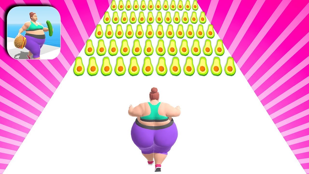 Fat 2 Fit 🌭🤷‍♀️🍆 All Levels Walkthrough Mobile Gameplay iOS,Android ...