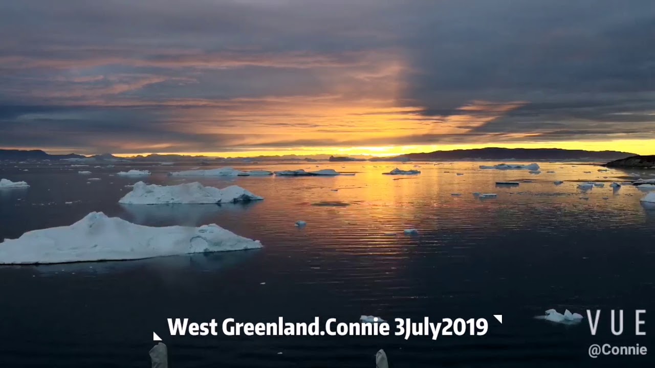 Greenland Midnight sun - YouTube