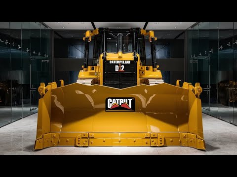 King of Construction: First Look at the 2025 Caterpillar D12 Bulldozer! - YouTube