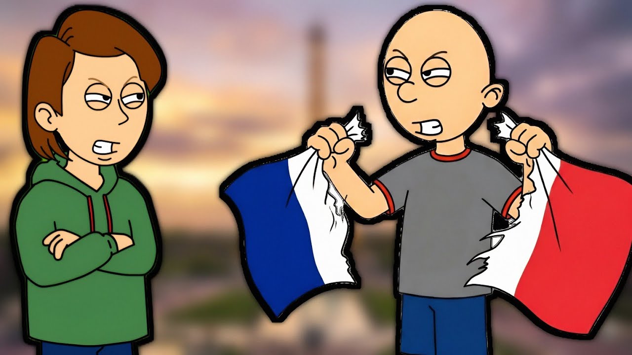 Classic Caillou Misbehaves in France/Grounded - YouTube