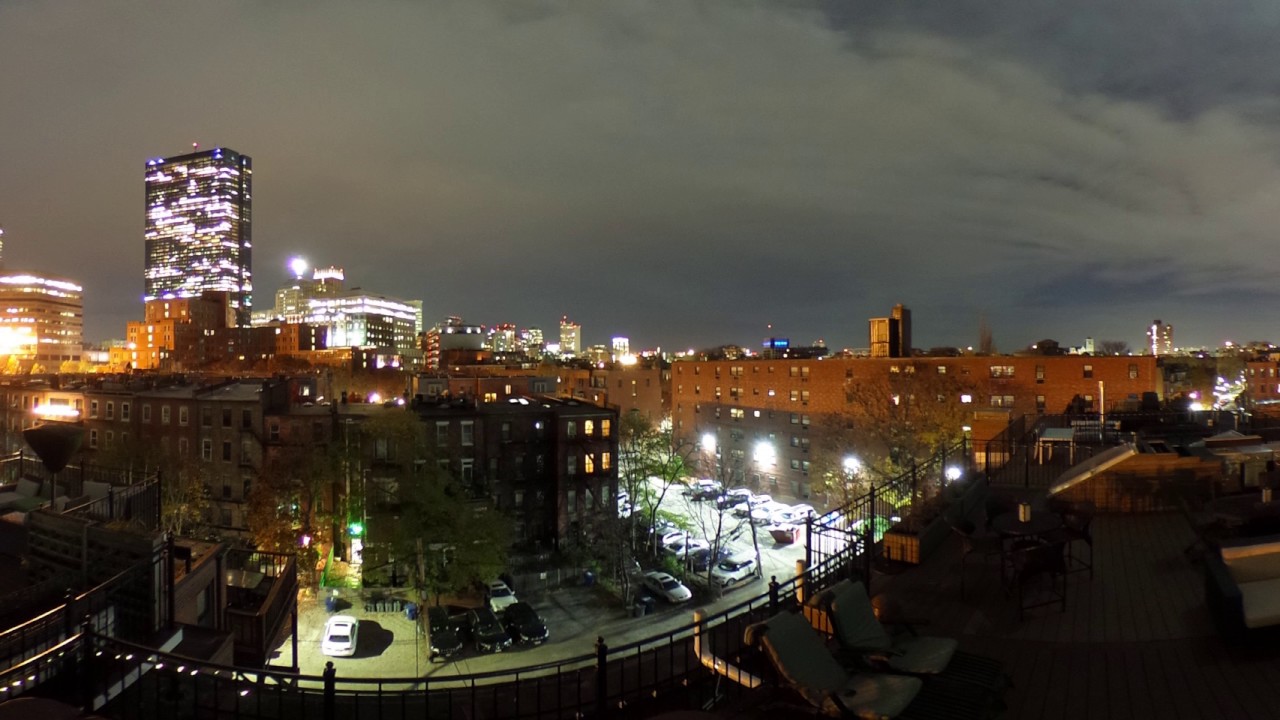 Boston at Night Time Lapse - 4K 360 Panoramic Video - YouTube